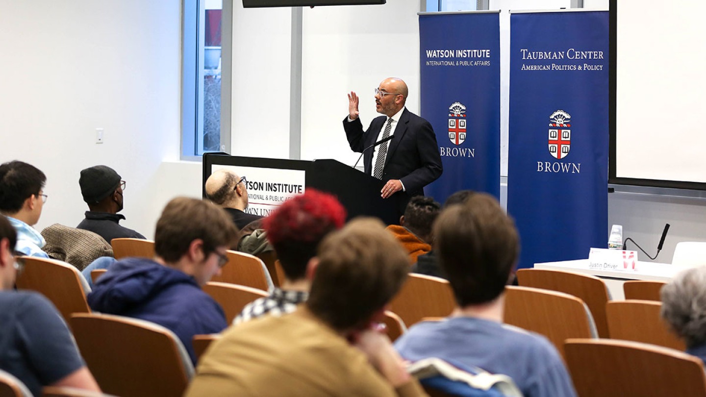 Alexander Meiklejohn Lecture | Taubman | Brown University